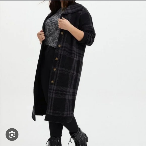 torrid | Sweaters | Nwt Torrid Coatigan Collared Buttonfront Sweater ...